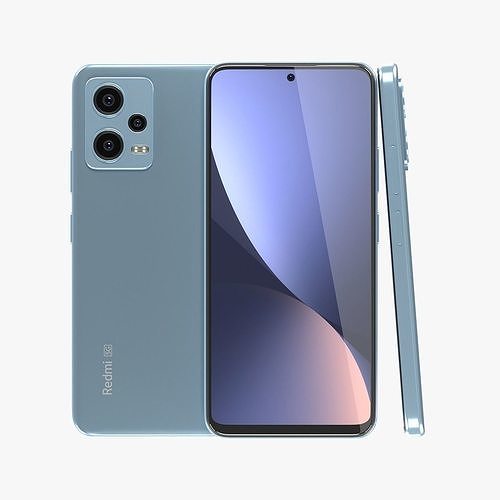 Xiaomi Redmi Note 12 Mystique Blue 3D model | CGTrader