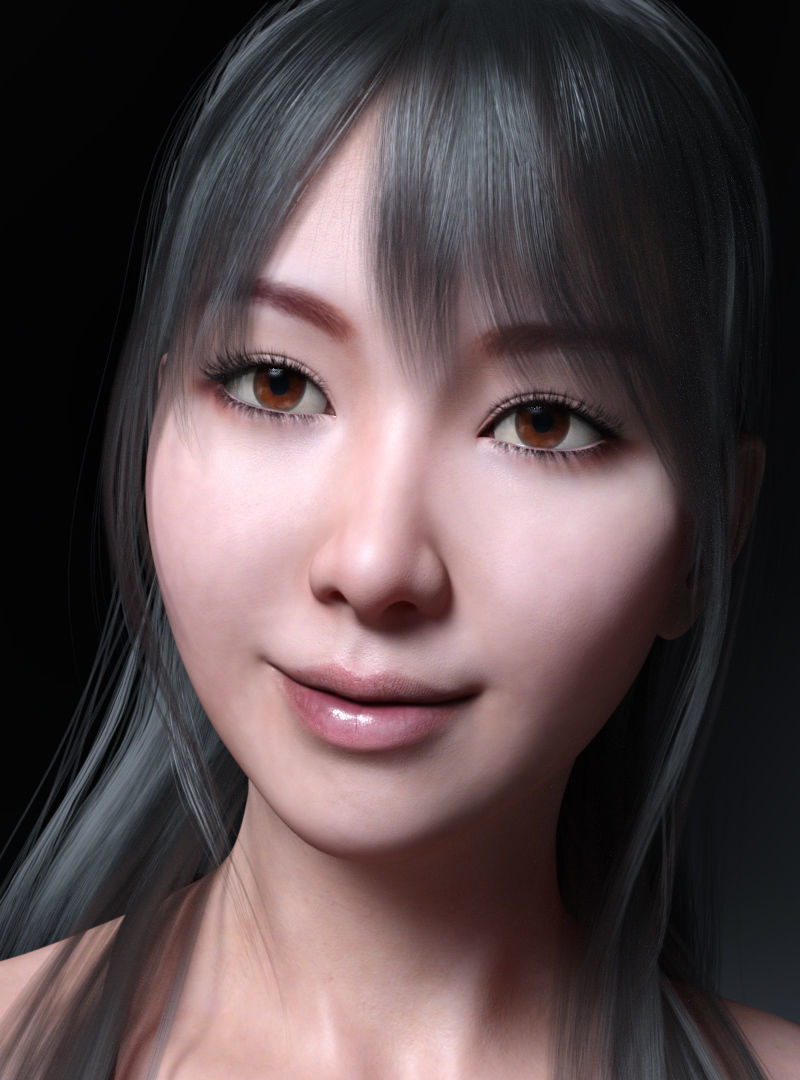 DY Lumei For G8F 3D model rigged | CGTrader