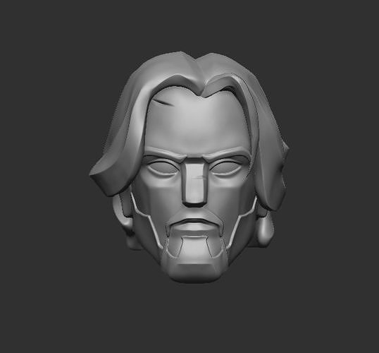 John Wick Stylized - Headsculpt for Action Figures 3D model 3D ...