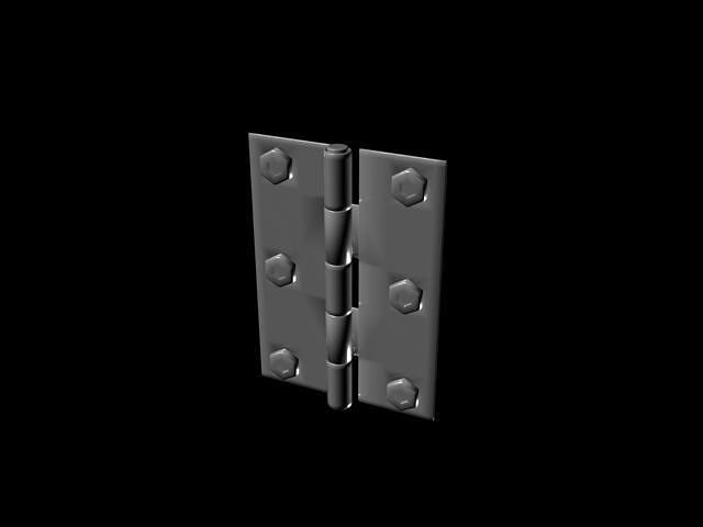 Hinge door free 3D model | CGTrader