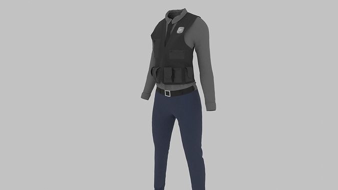 3D model Police Uniform VR / AR / low-poly | CGTrader