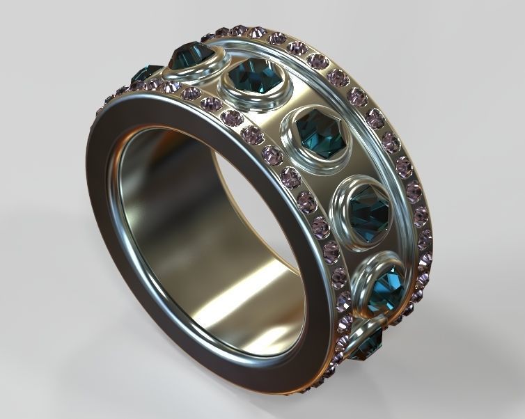 Finger Ring-01 3D model 3D printable | CGTrader