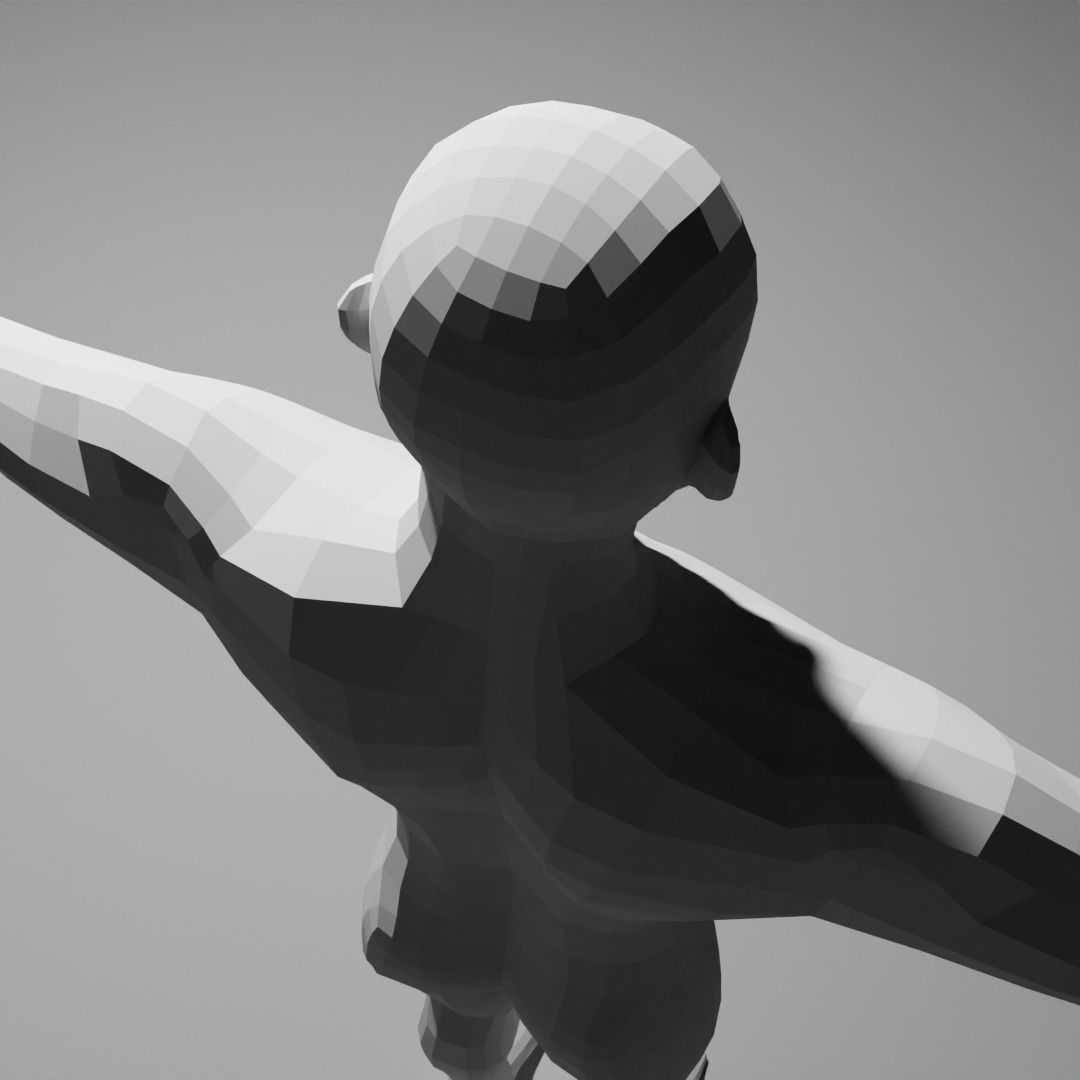 3D model Male base model VR / AR / low-poly | CGTrader