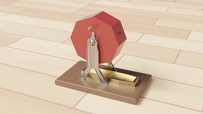 Fukubiki Garapon Traditional Lottery Machine 3D model | CGTrader