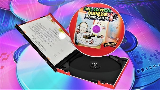 CD DVD Blueray disk cover with CD Animated 3D model animated | CGTrader
