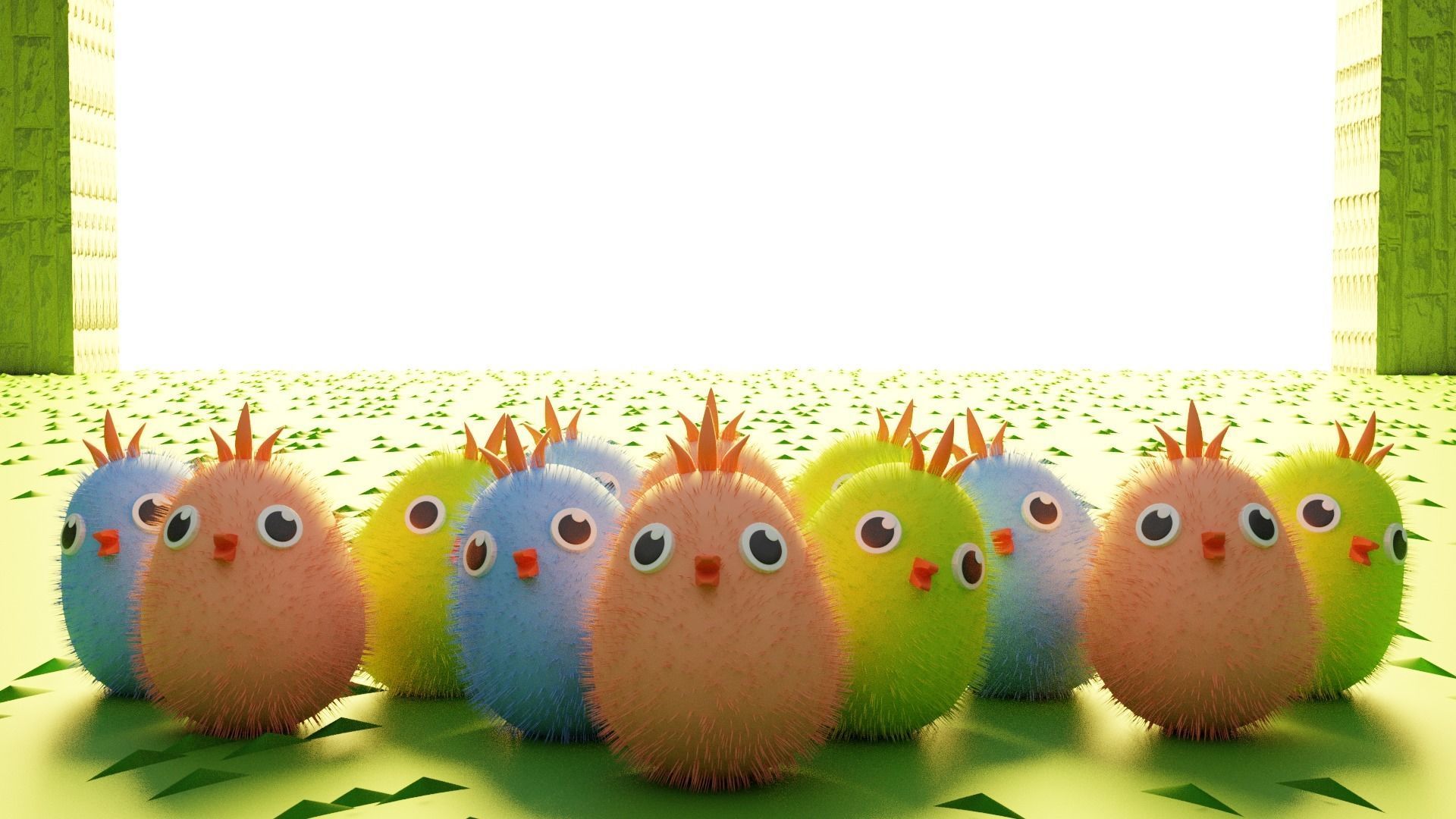 3D model Tiny Chickie VR / AR / low-poly | CGTrader