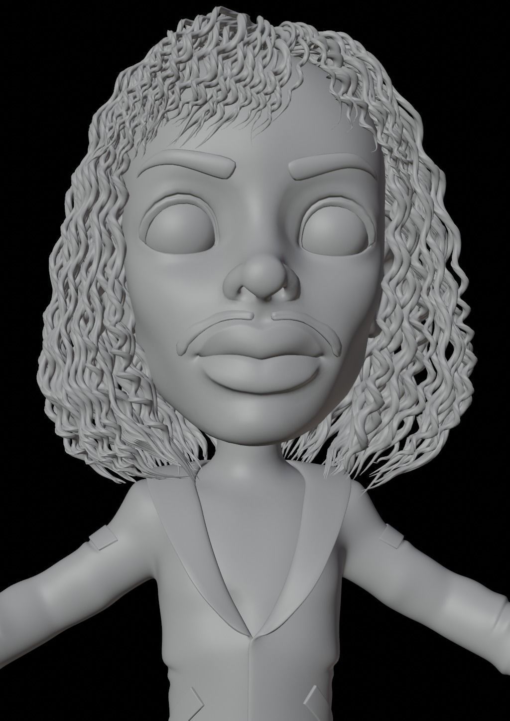 Guy Boy Man Rick James 3D model rigged | CGTrader