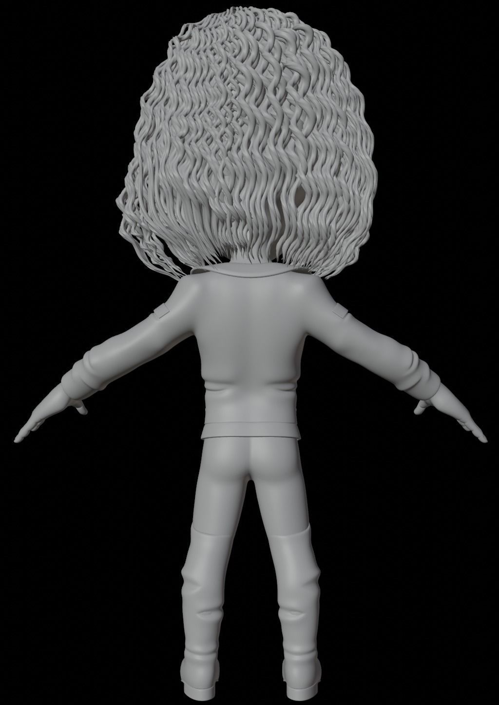 Guy Boy Man Rick James 3D model rigged | CGTrader