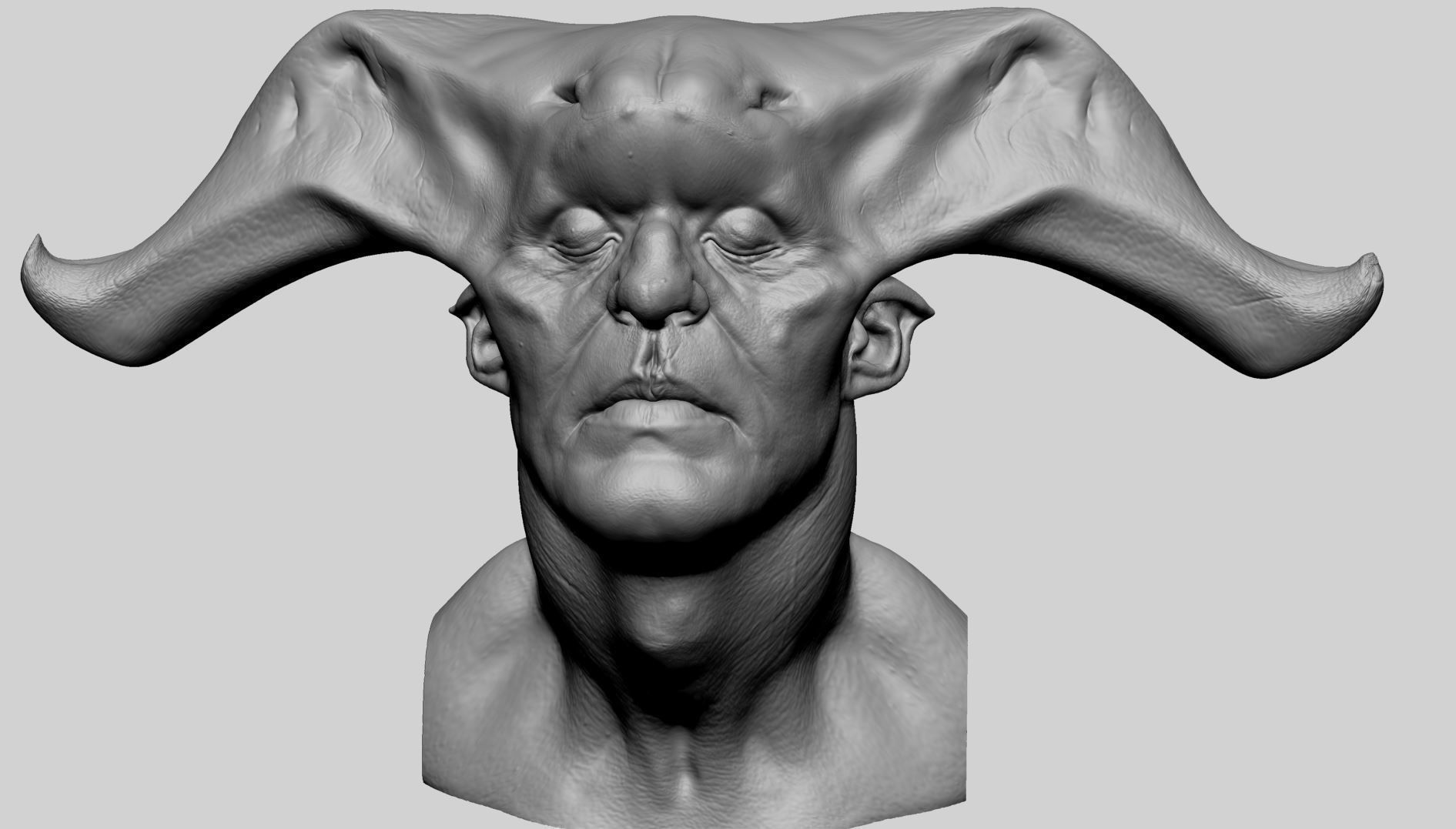 Creature Head Printable B 3D model 3D printable | CGTrader