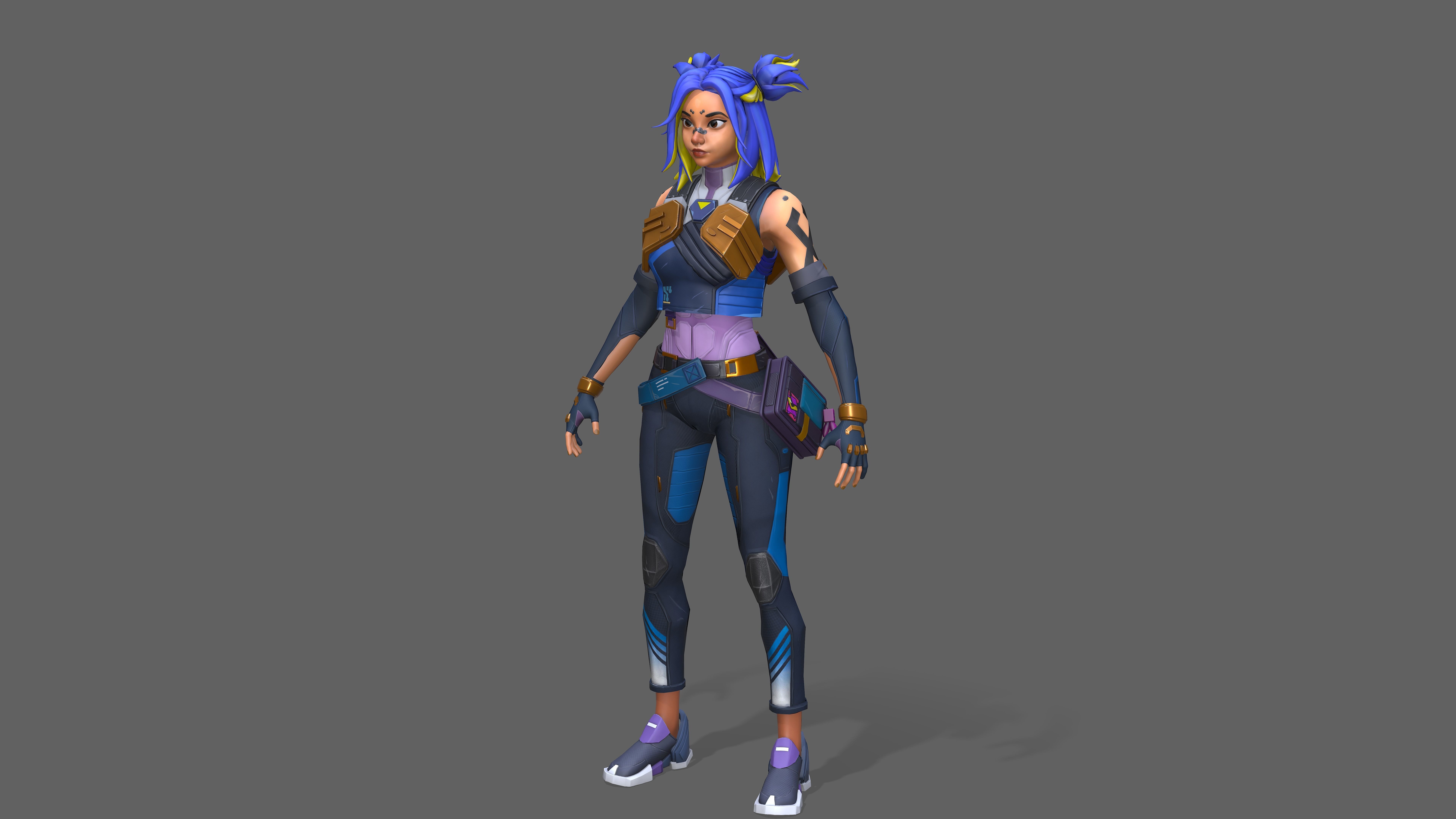 3D model Neon from Valorant VR / AR / low-poly | CGTrader