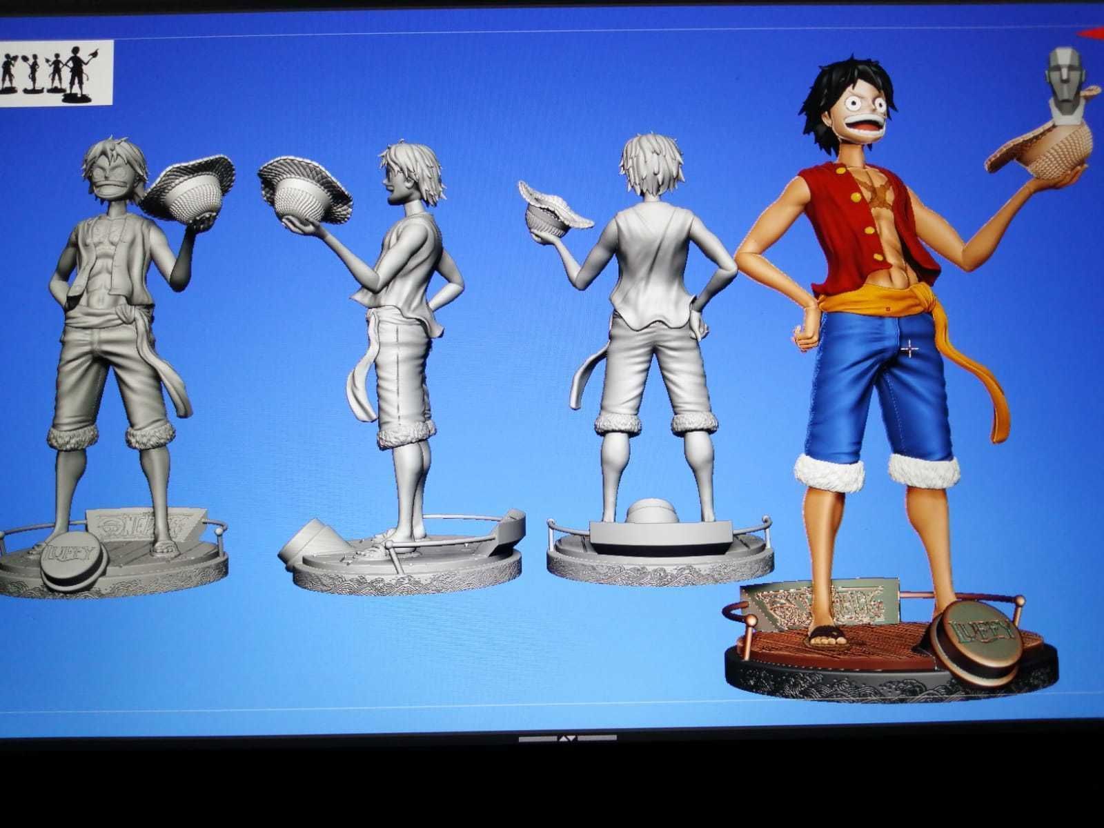 LUFFY ONE PIECE FANART MONKEY D LUFFY 3D model 3D printable | CGTrader