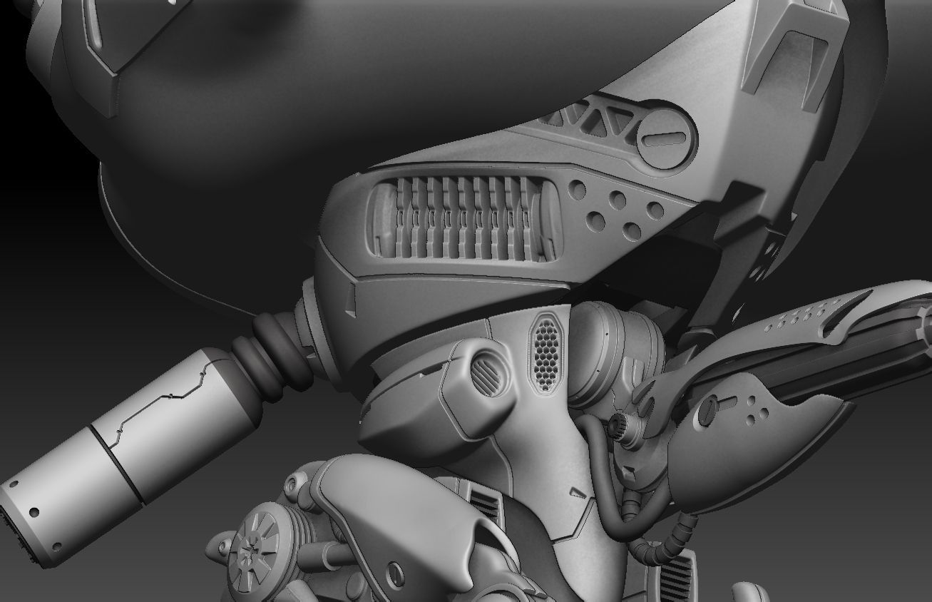 Robot 3D printing files 3D model 3D printable | CGTrader