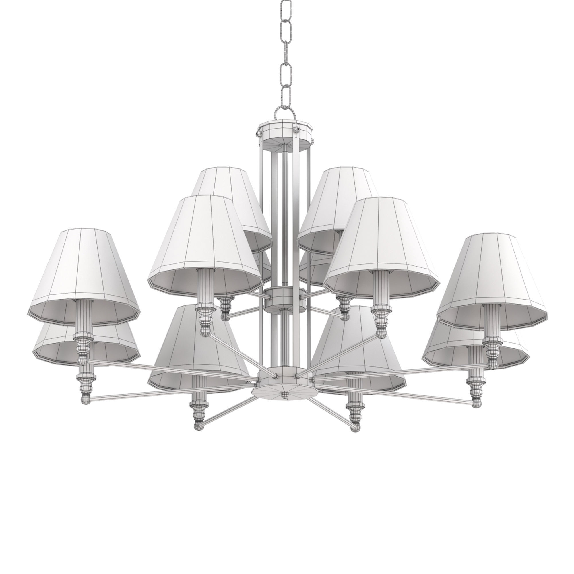 Seven Lights Base 3D model | CGTrader