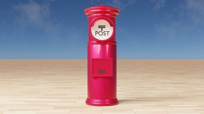Japanese Mail Box 3D model | CGTrader