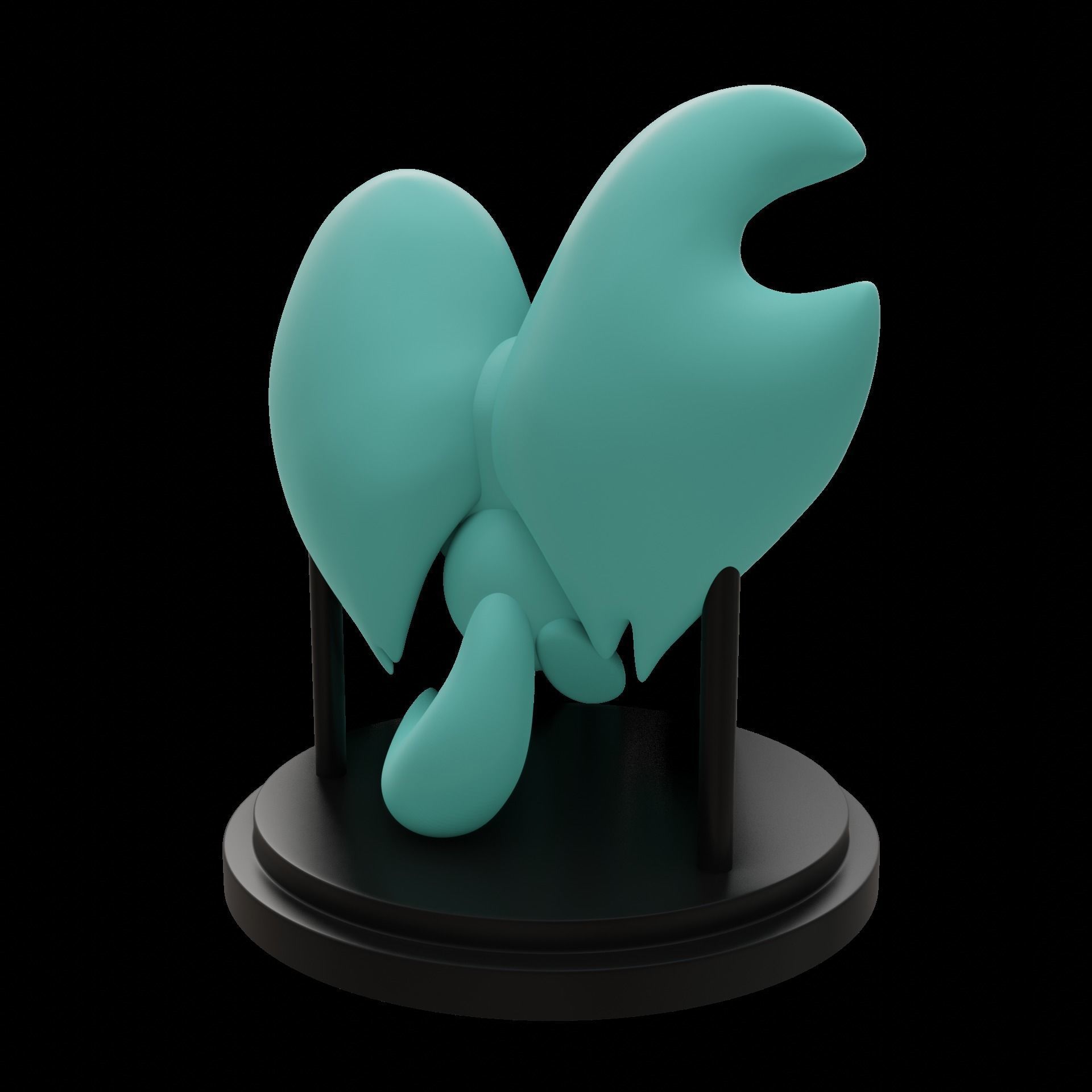 Kirby Elfilin Figurine Miniature Kirby and the Forgotten Land 3D model ...