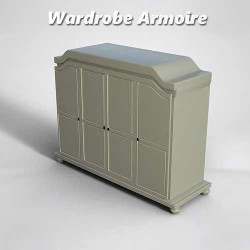 Wardrobe Armoire 3D model | CGTrader