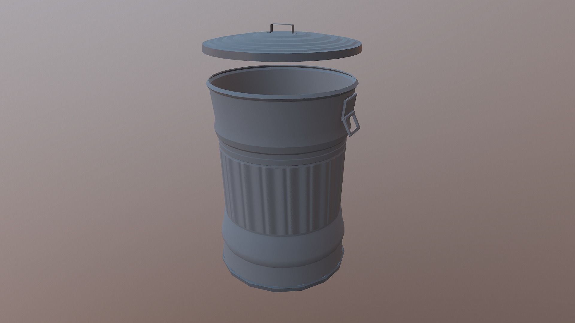 Cartoon Trash Can free VR / AR / low-poly 3D model | CGTrader