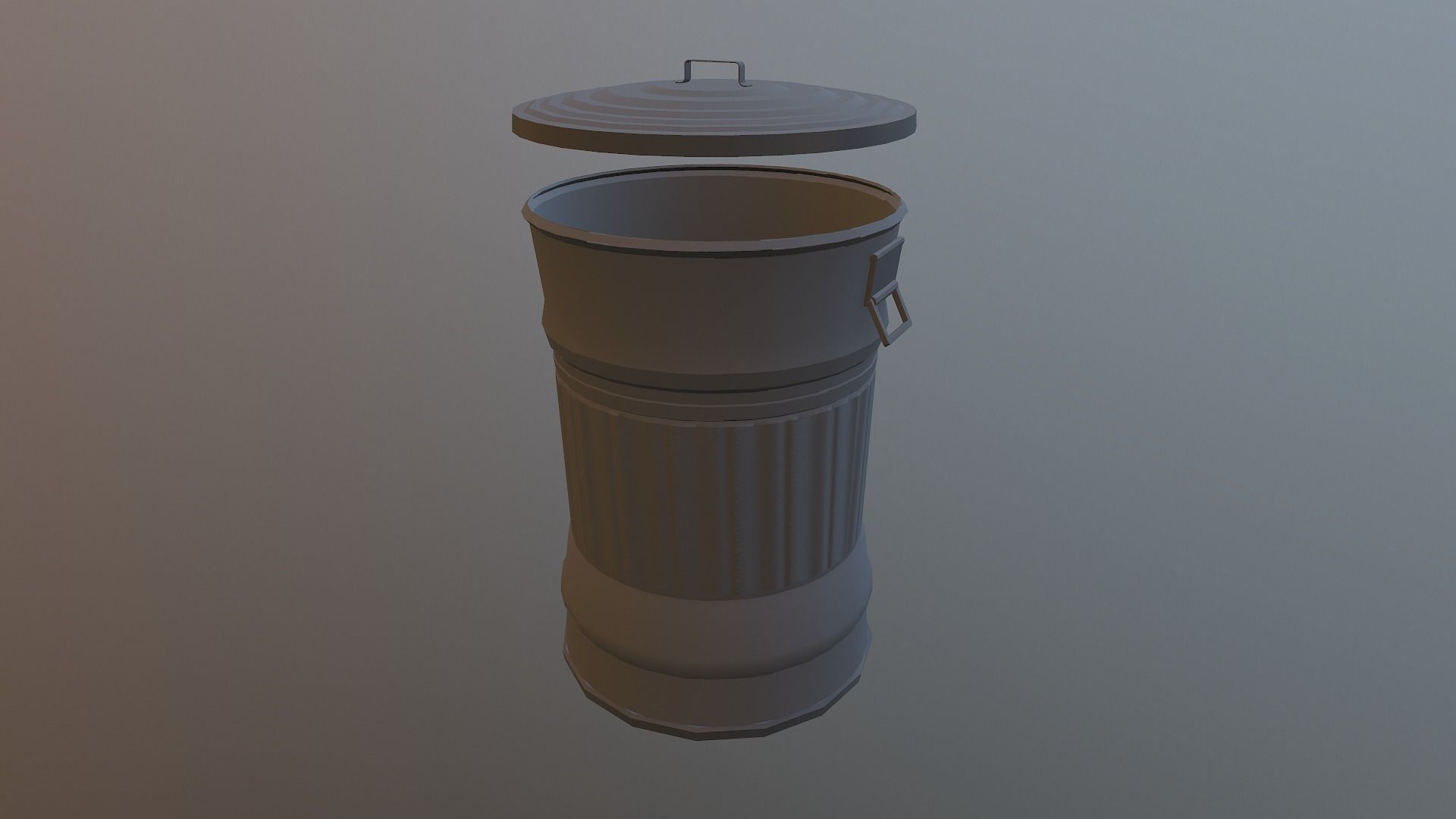 Cartoon Trash Can free VR / AR / low-poly 3D model | CGTrader