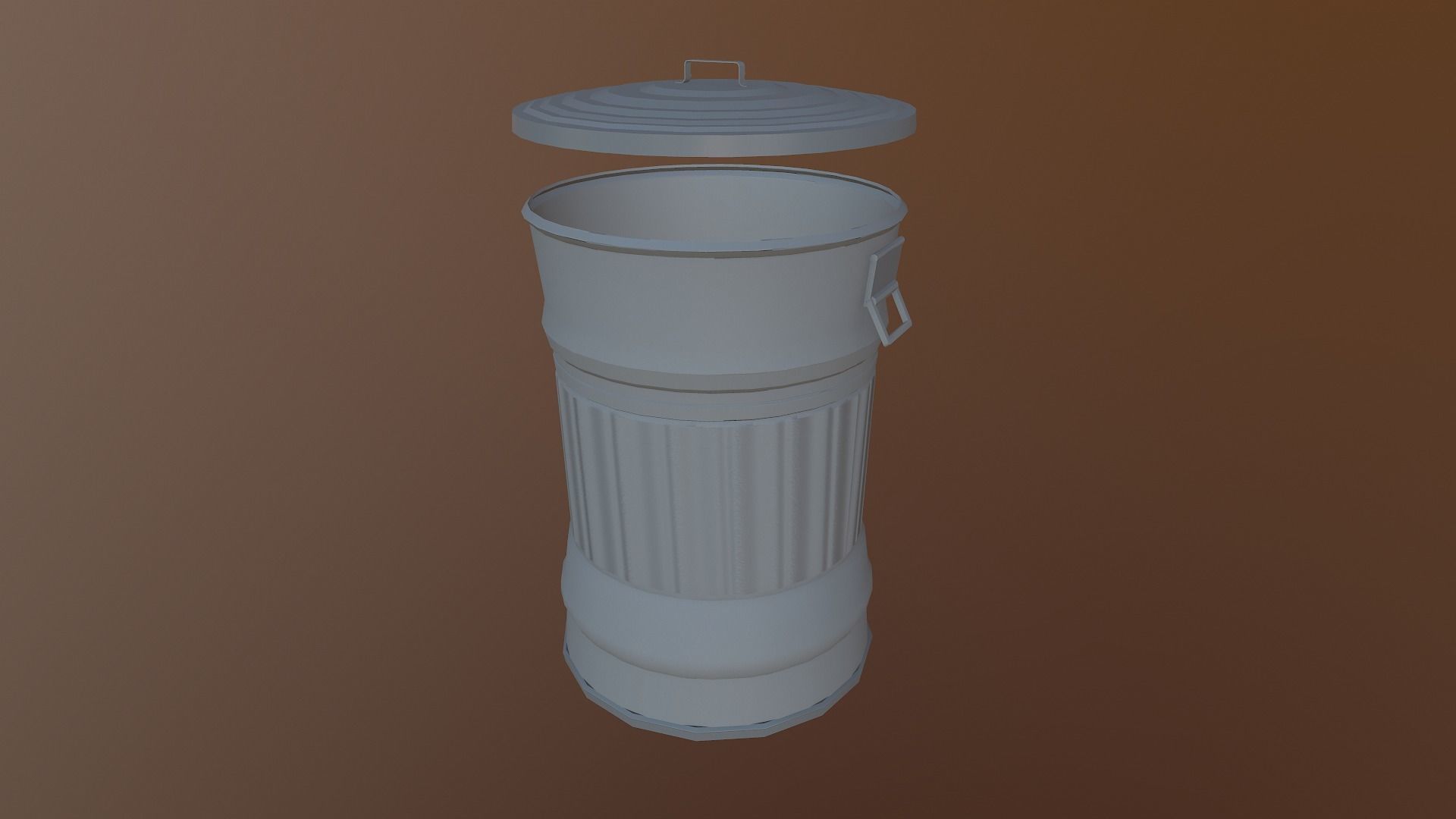 Cartoon Trash Can free VR / AR / low-poly 3D model | CGTrader