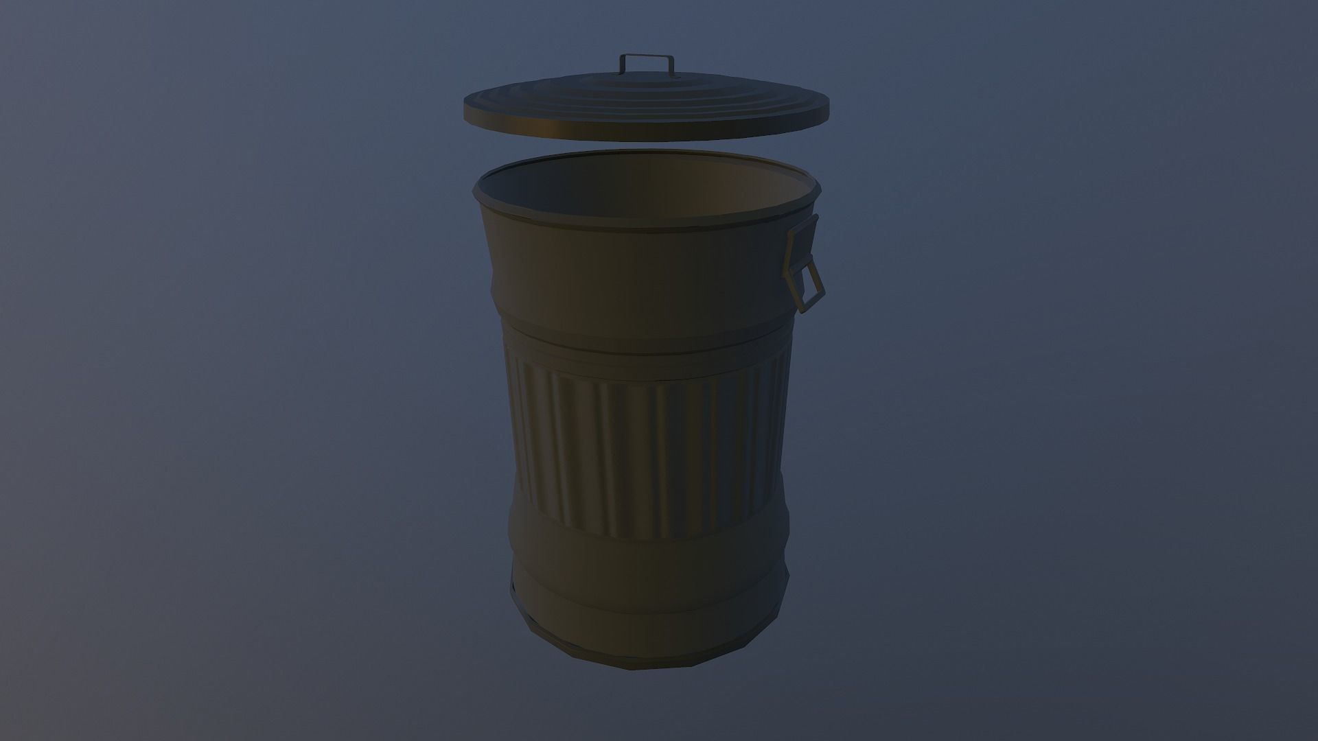Cartoon Trash Can free VR / AR / low-poly 3D model | CGTrader