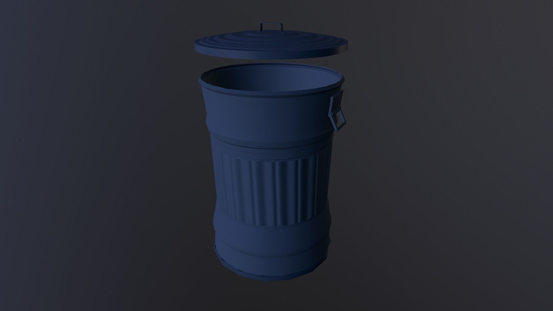 Cartoon Trash Can free VR / AR / low-poly 3D model | CGTrader