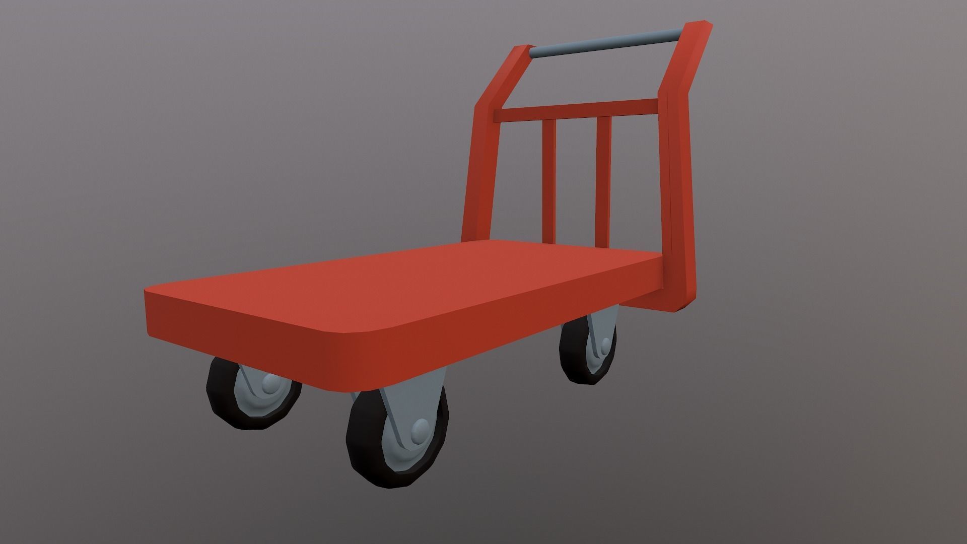 3D model Cartoon Trolley VR / AR / low-poly | CGTrader