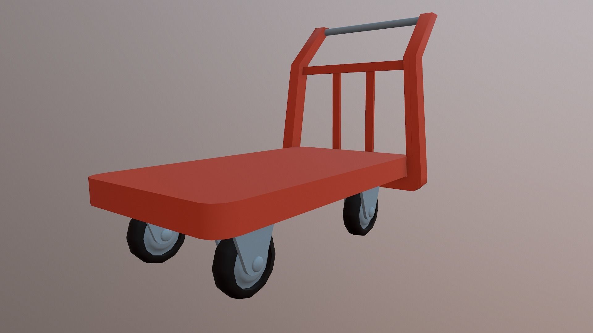 3D model Cartoon Trolley VR / AR / low-poly | CGTrader