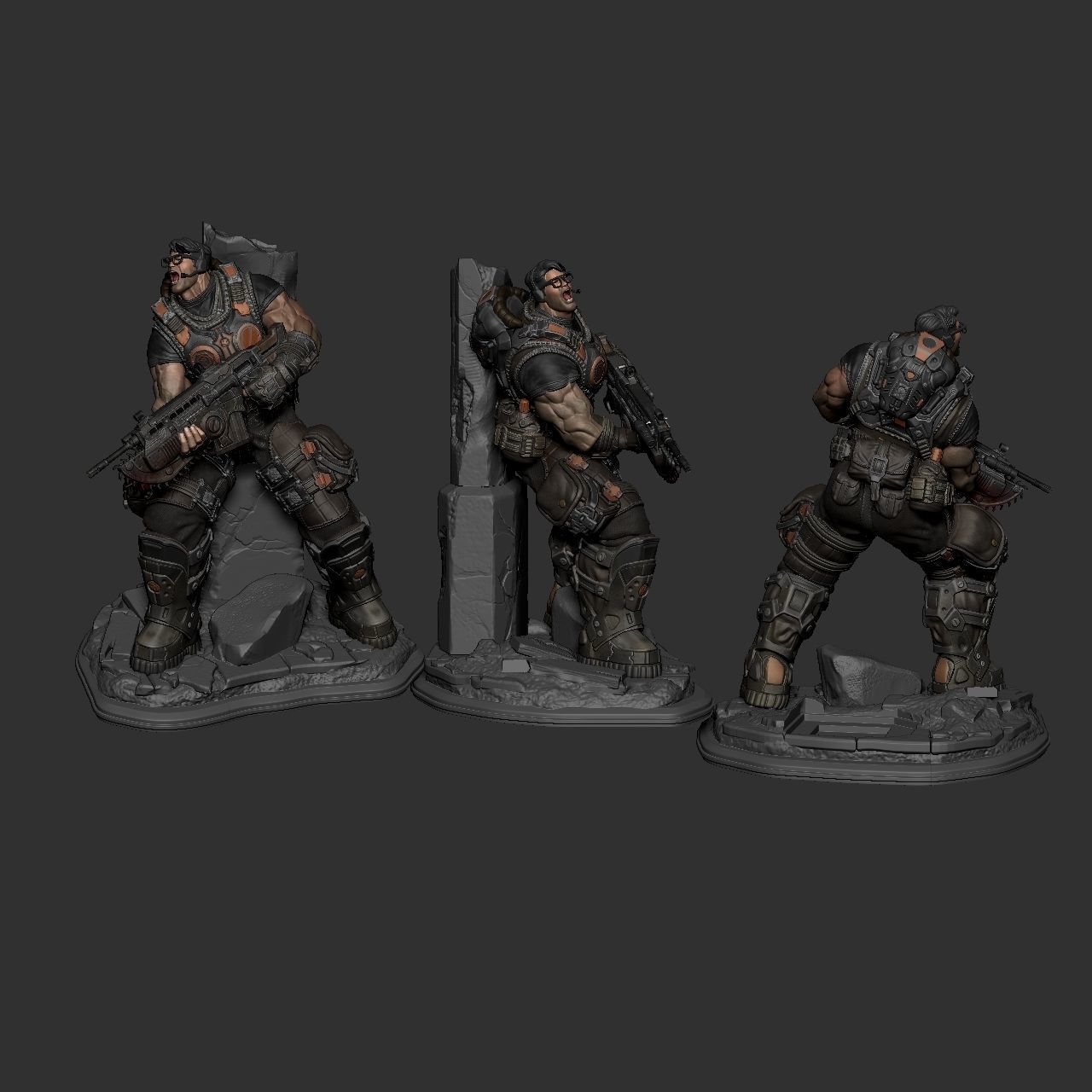 Gears Of War 3D model 3D printable | CGTrader