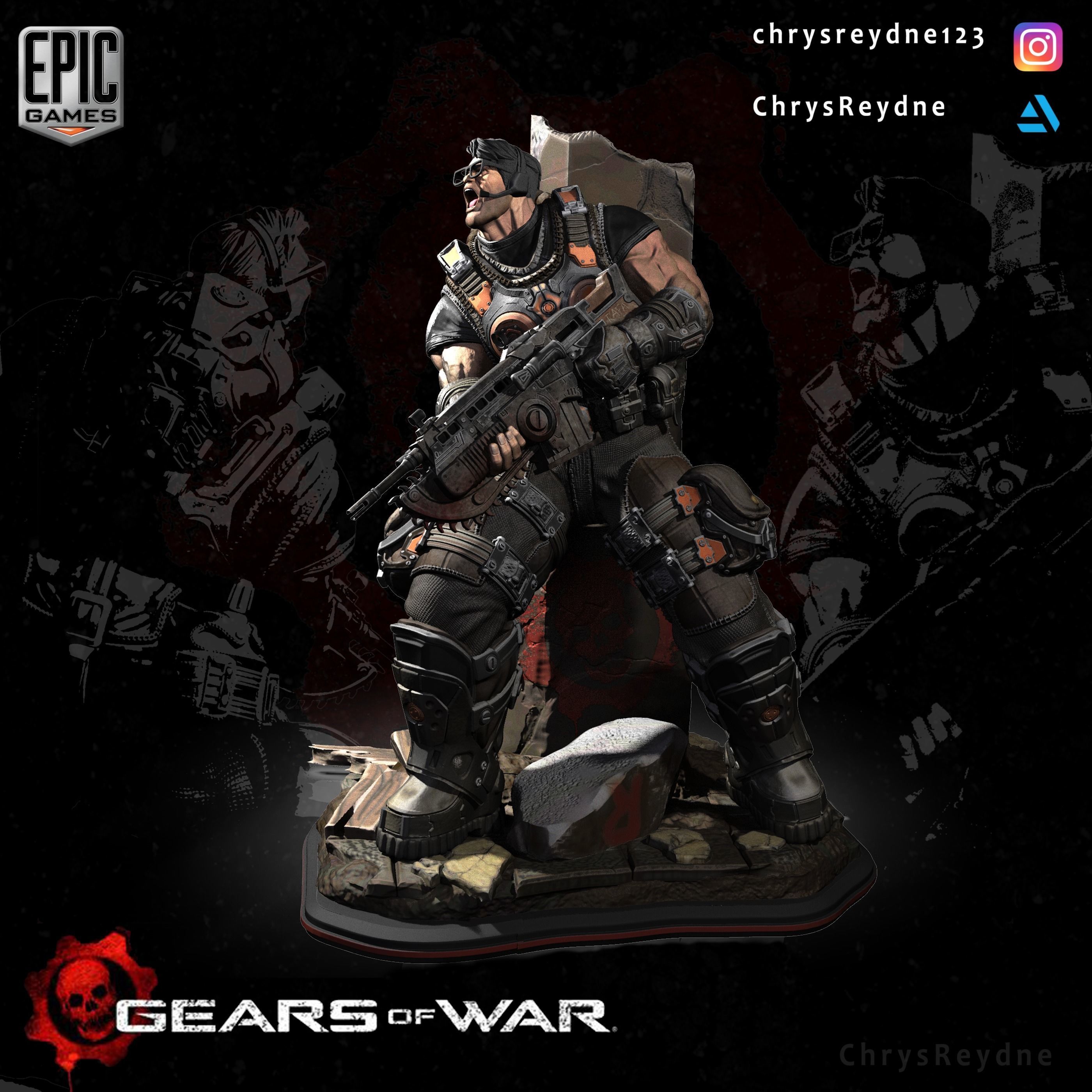 Gears Of War 3D model 3D printable | CGTrader