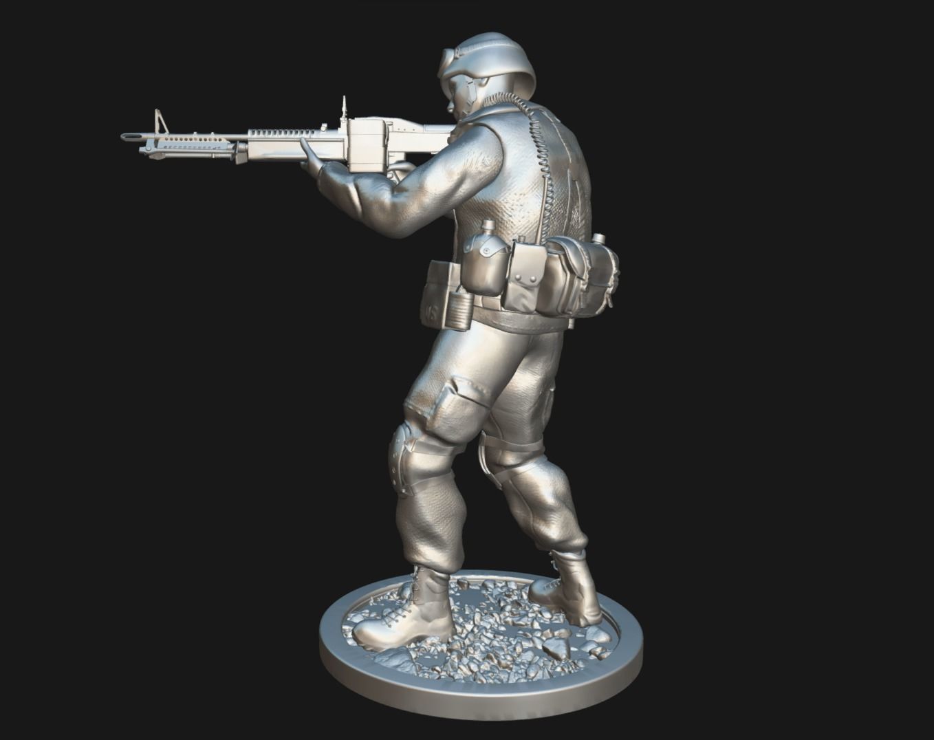 75th Ranger Firing Rifle - US Army 3D model 3D printable | CGTrader