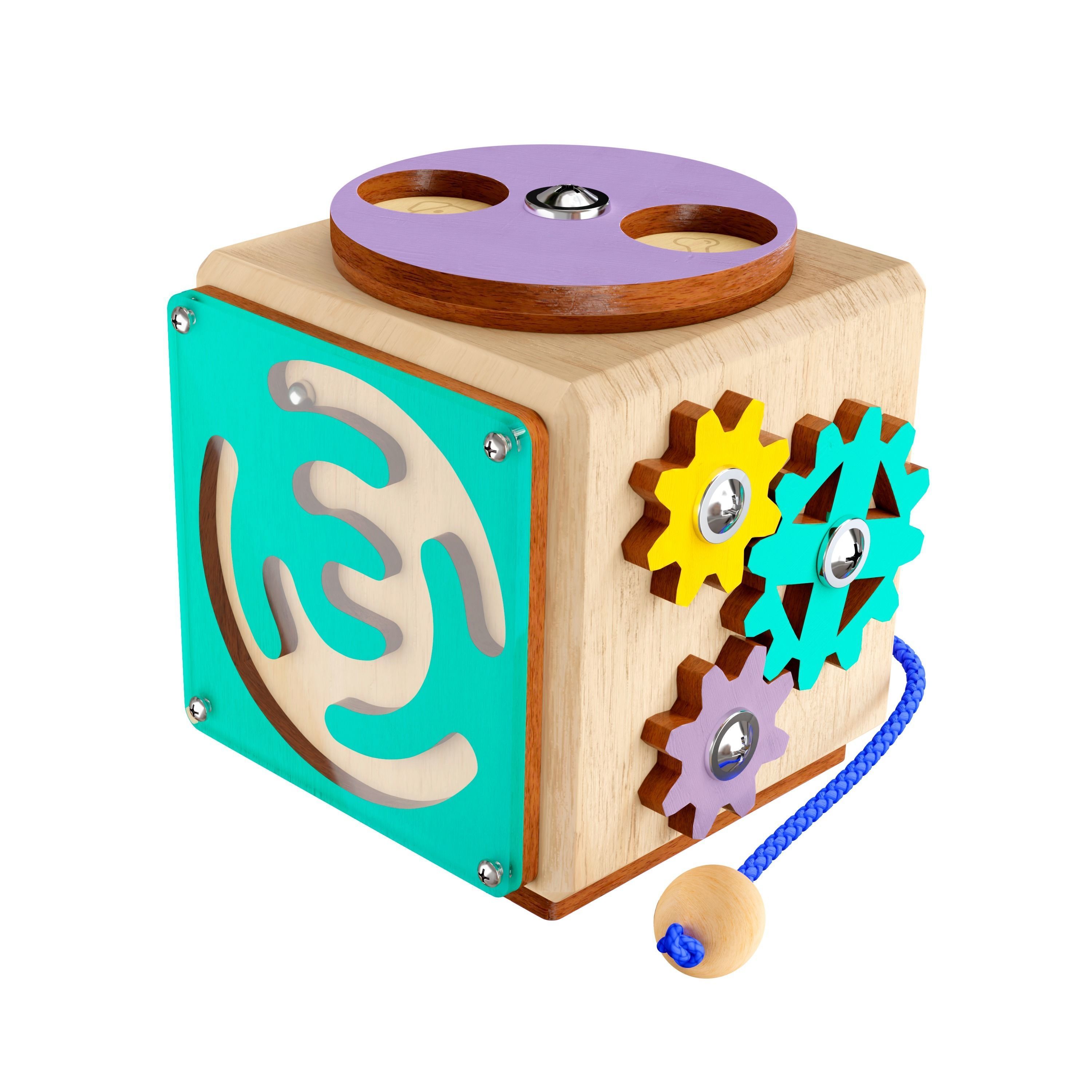 Busy cube toy 3D model | CGTrader