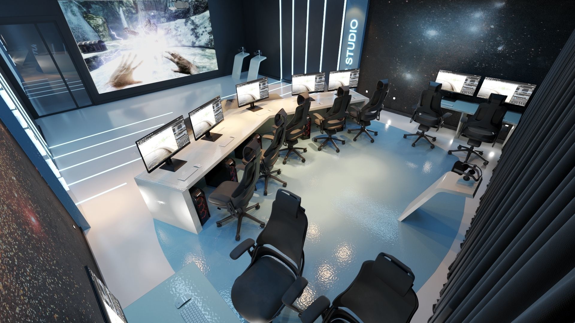 3D model VR STUDIO VR / AR / low-poly | CGTrader