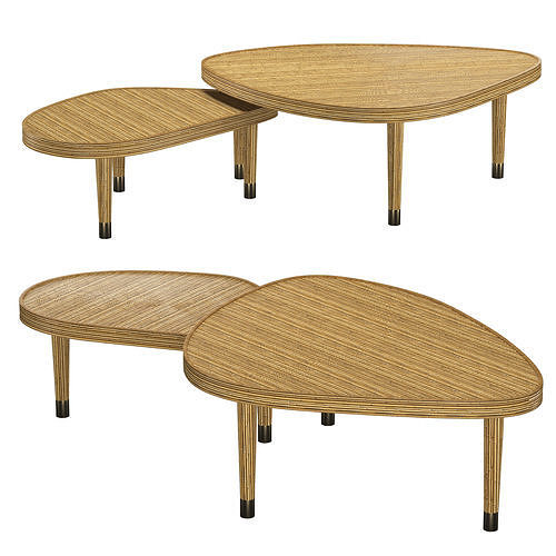 WEEKEND coffee tables 3D model | CGTrader