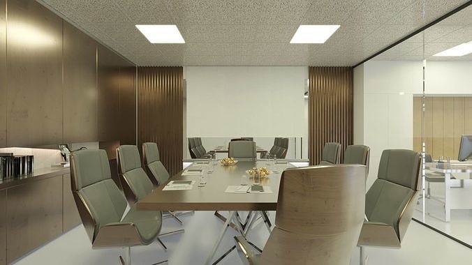 Office Design free 3D model | CGTrader