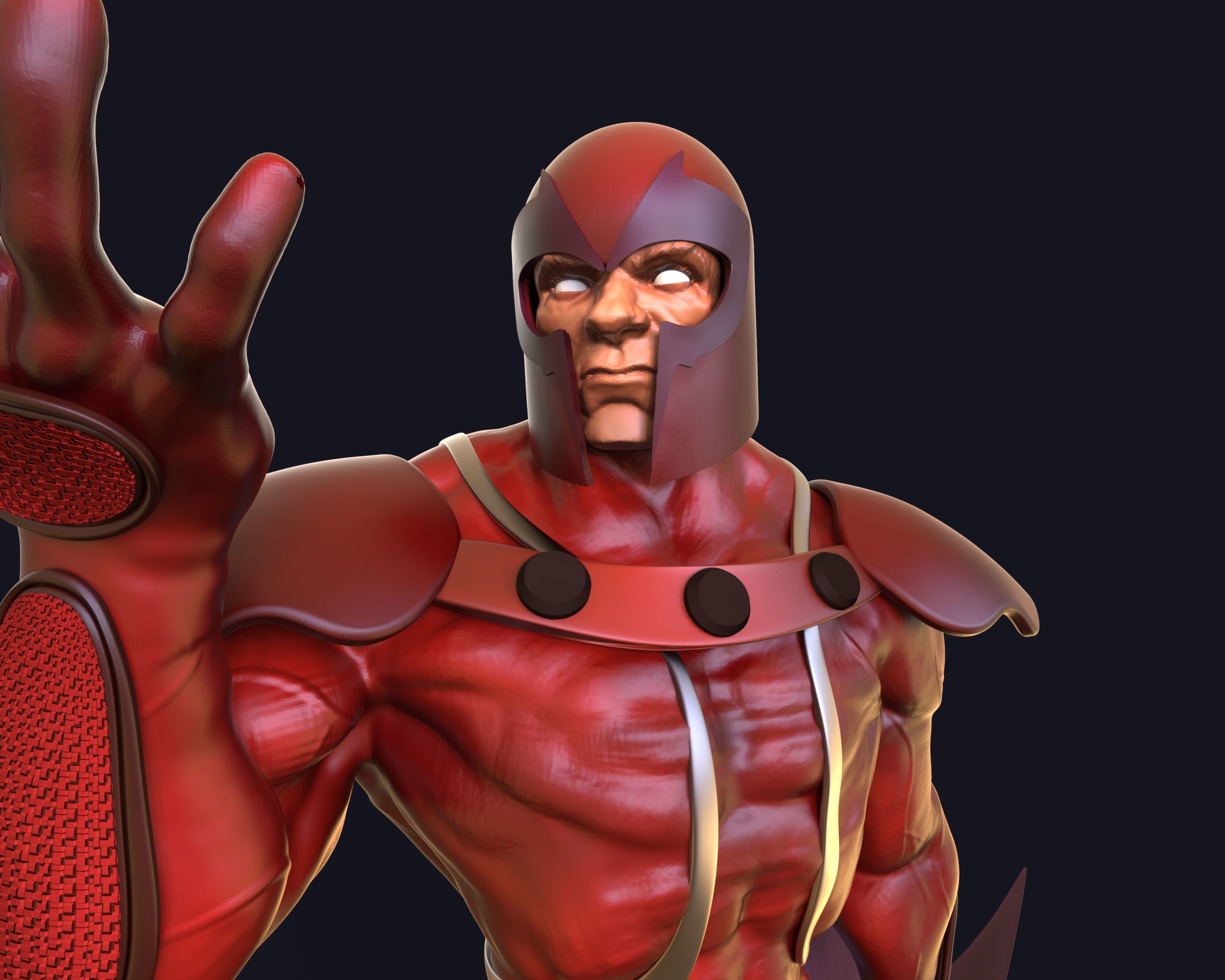 Magneto Printable concept in STL obj and FBX formats 3D model 3D ...