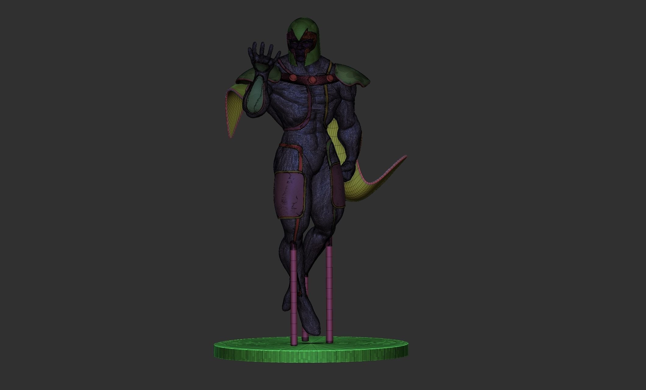 Magneto Printable concept in STL obj and FBX formats 3D model 3D ...