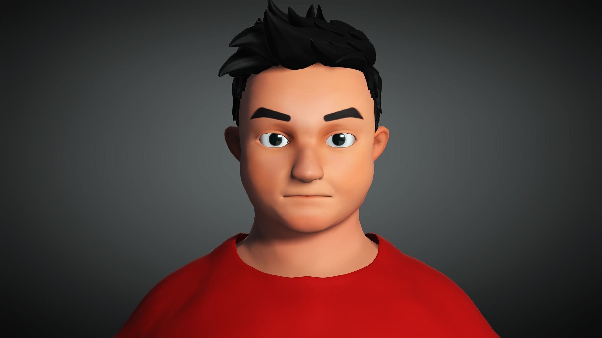 Cartoon Character Fat Boy Animated Rigged Blender Iclone 3D model ...