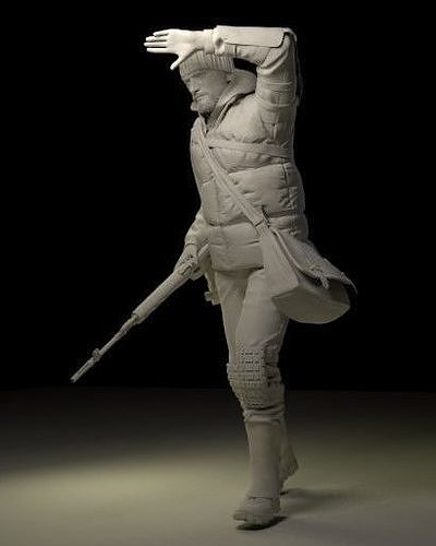 SOLDIER WICH GUNS 3D model 3D printable | CGTrader