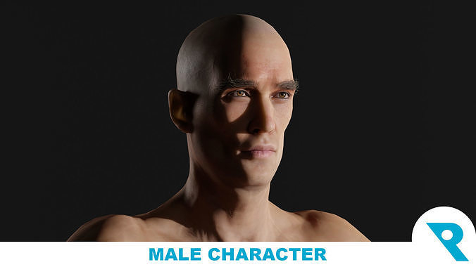 Realistic Male Character Matt 3d Model Rigged Cgtrader 