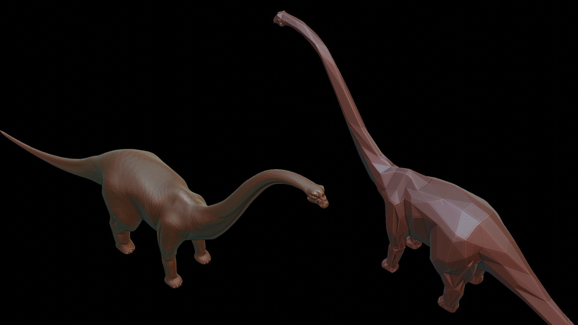 Diplodocus Miniature 3D model 3D printable | CGTrader