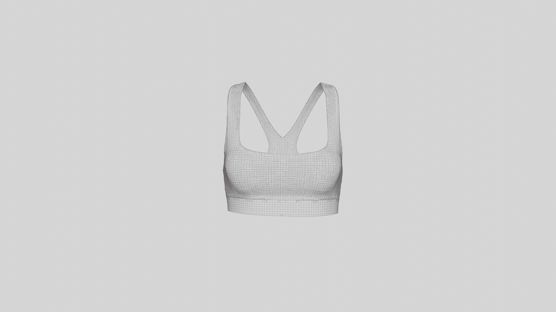 Sport Bra 3D 3D model | CGTrader