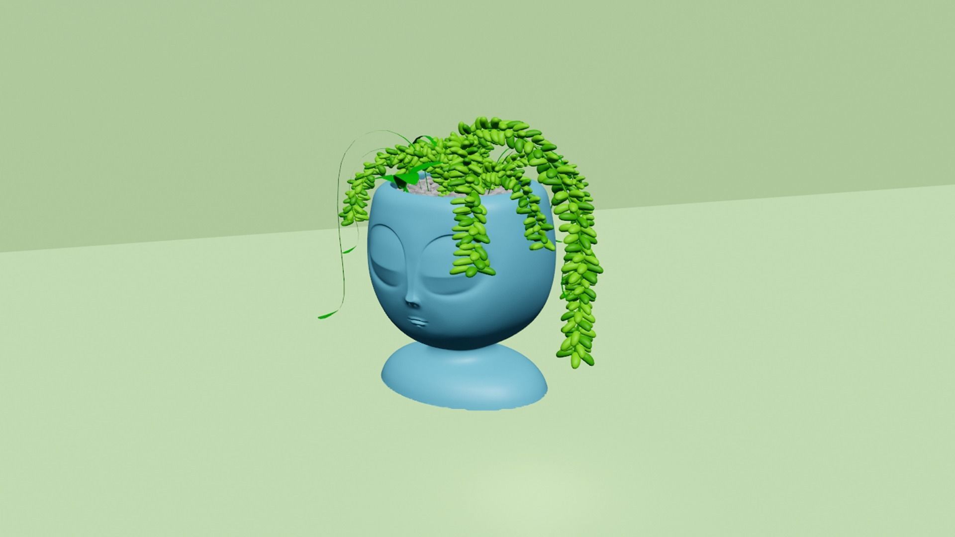 Woman Face Vases Succulent - Pair - STL Printable 3D model 3D printable ...