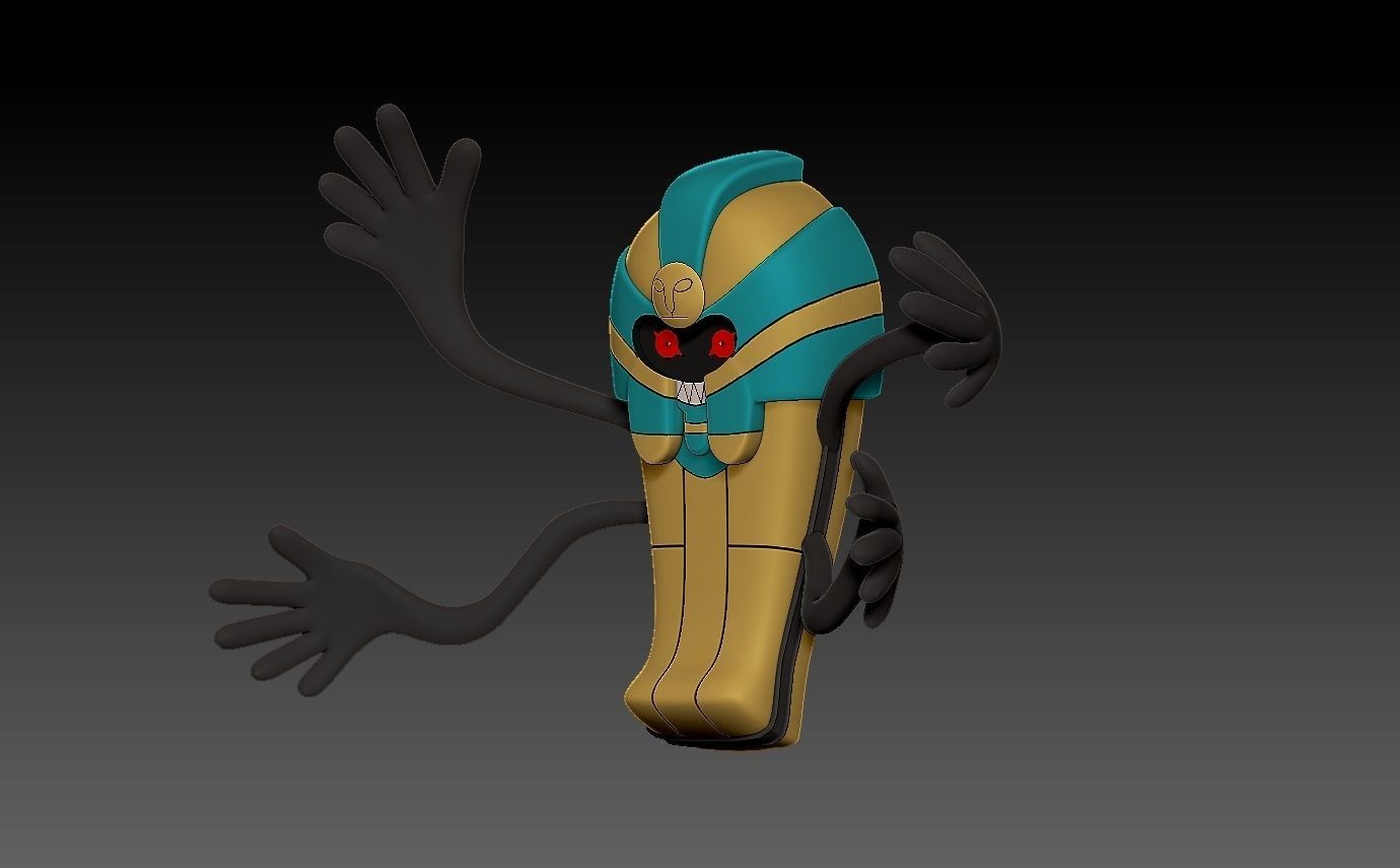 Pokemon Cofagrigus 3D model 3D printable | CGTrader