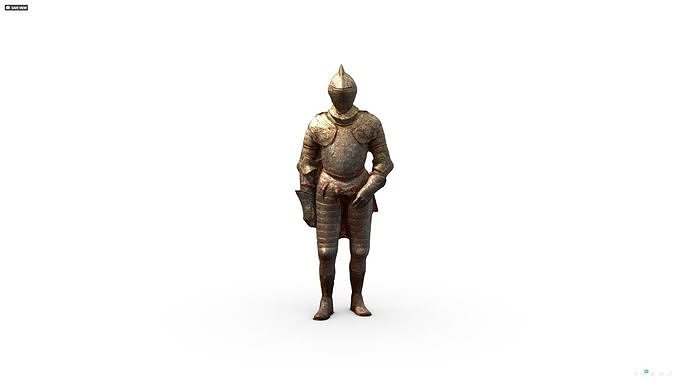 Decorative Knight Armor Suit Scan free 3D model | CGTrader
