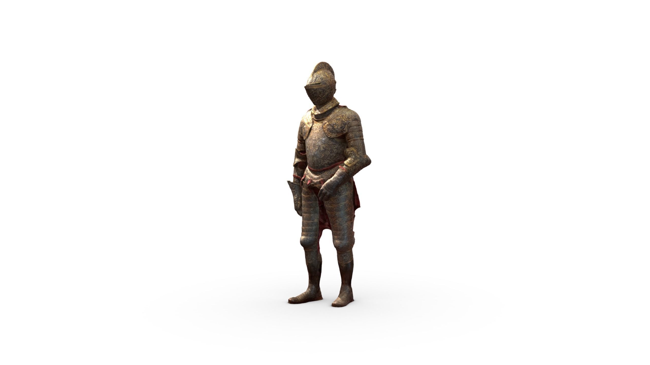 Decorative Knight Armor Suit Scan free 3D model | CGTrader