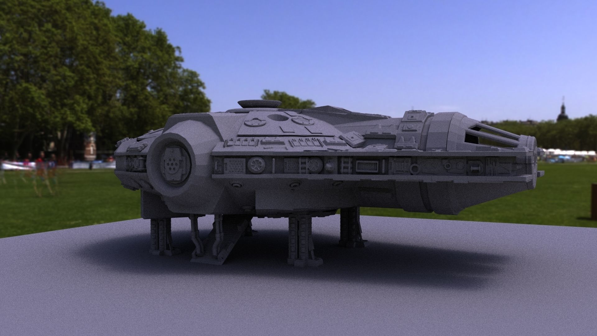 Mini Falcon 3D model 3D printable | CGTrader