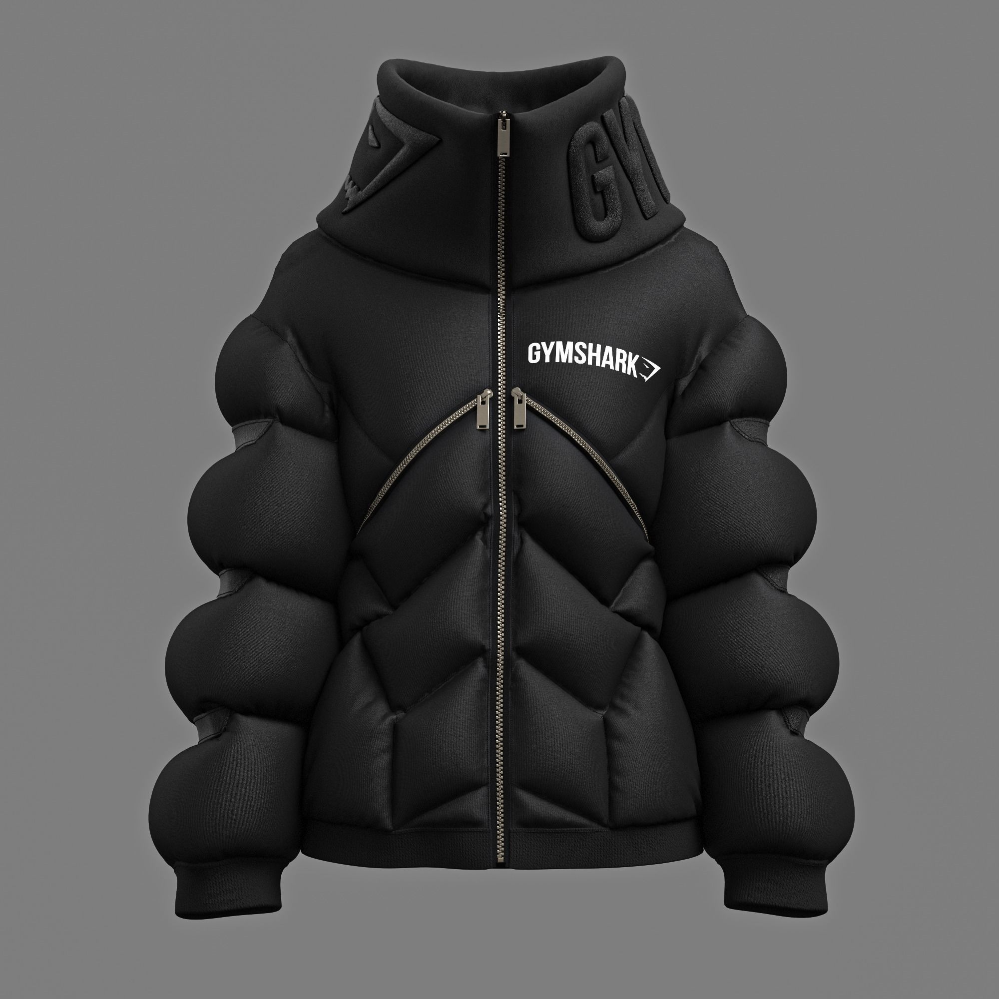 Gymshark Fitness Puffer 3D model | CGTrader