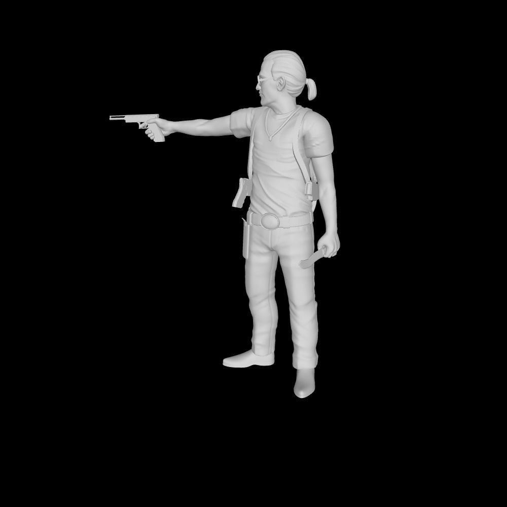 MICKEY KNOX WOODY HARRELSON NATURAL BORN KILLERS 3D model 3D printable ...
