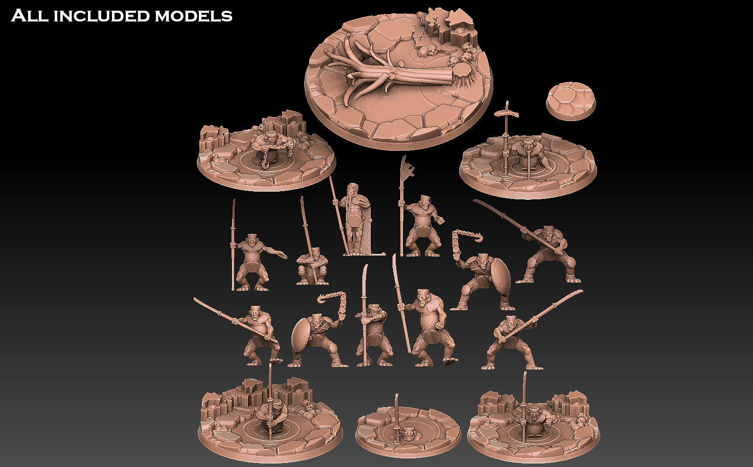 Kappa Tribe 3D model 3D printable | CGTrader