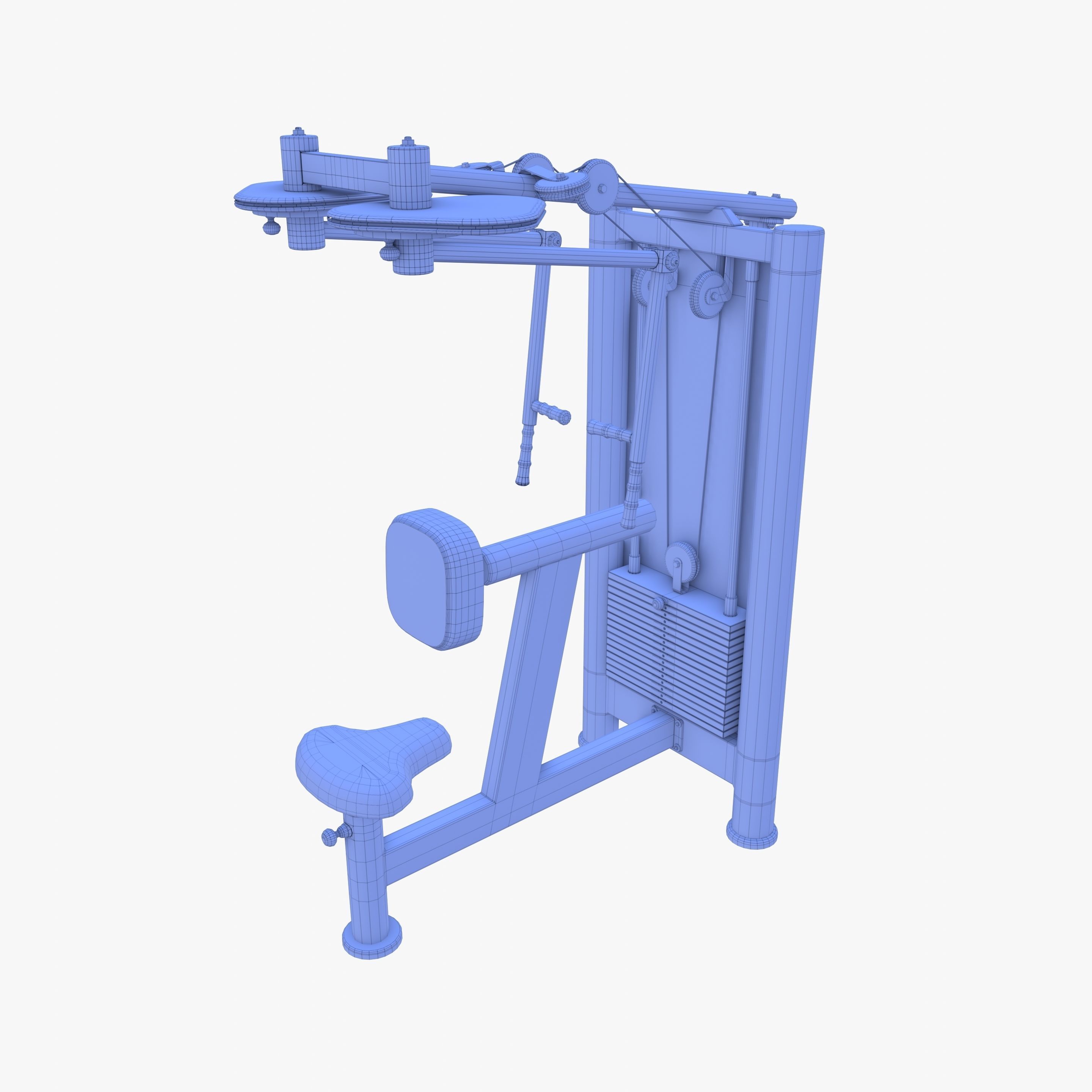 Back swing machine 3D model | CGTrader